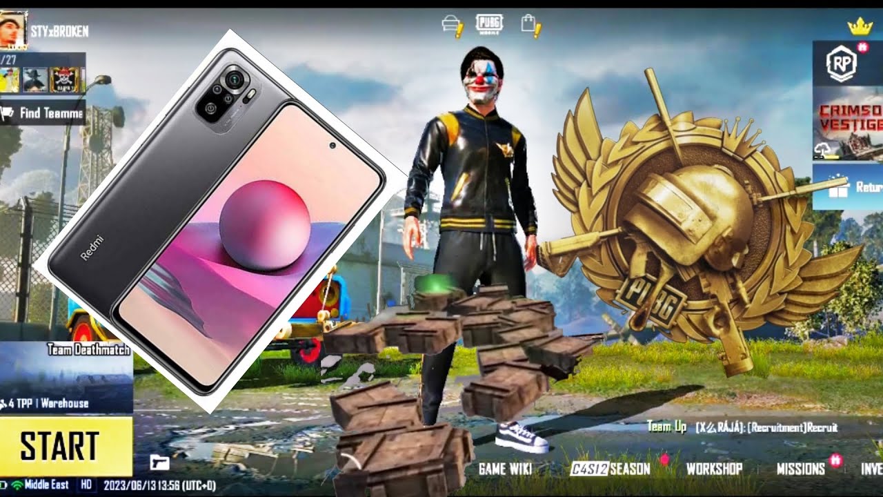 REDME NOTE 10S GAMING TEST 😦#pubg - YouTube