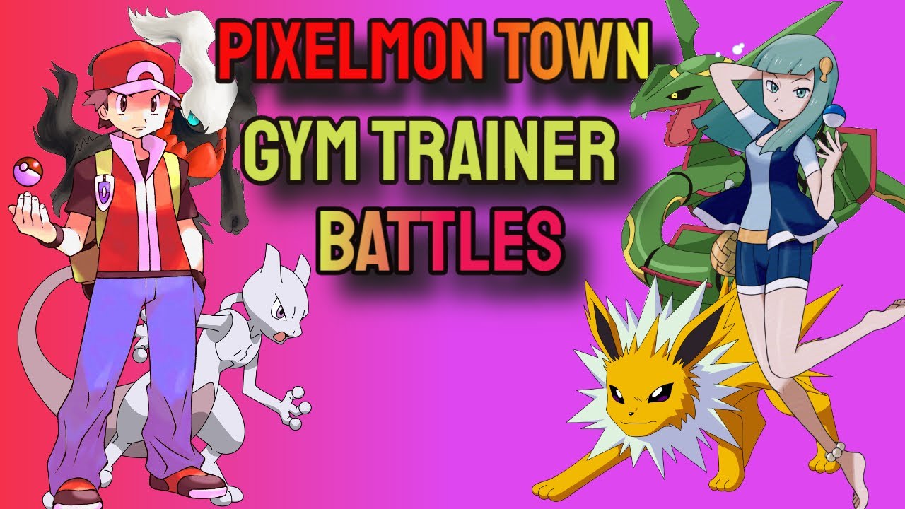 🆕Pixelmon Town Gym Trainer Battles 🏼👉 Pokemon Gym Battles !Amazing ...