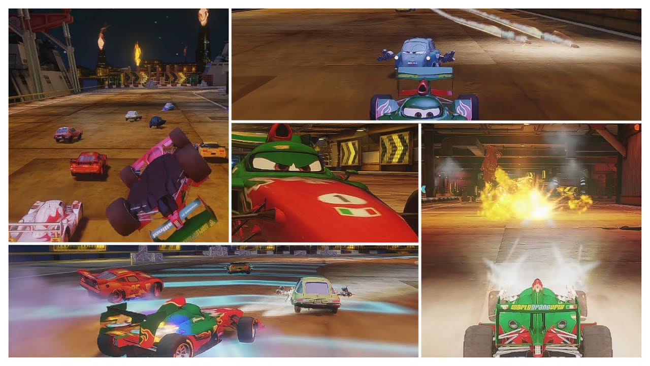 Cars 2 The Video Game | Francesco Hotrod - Battle Race | Pipeline ...