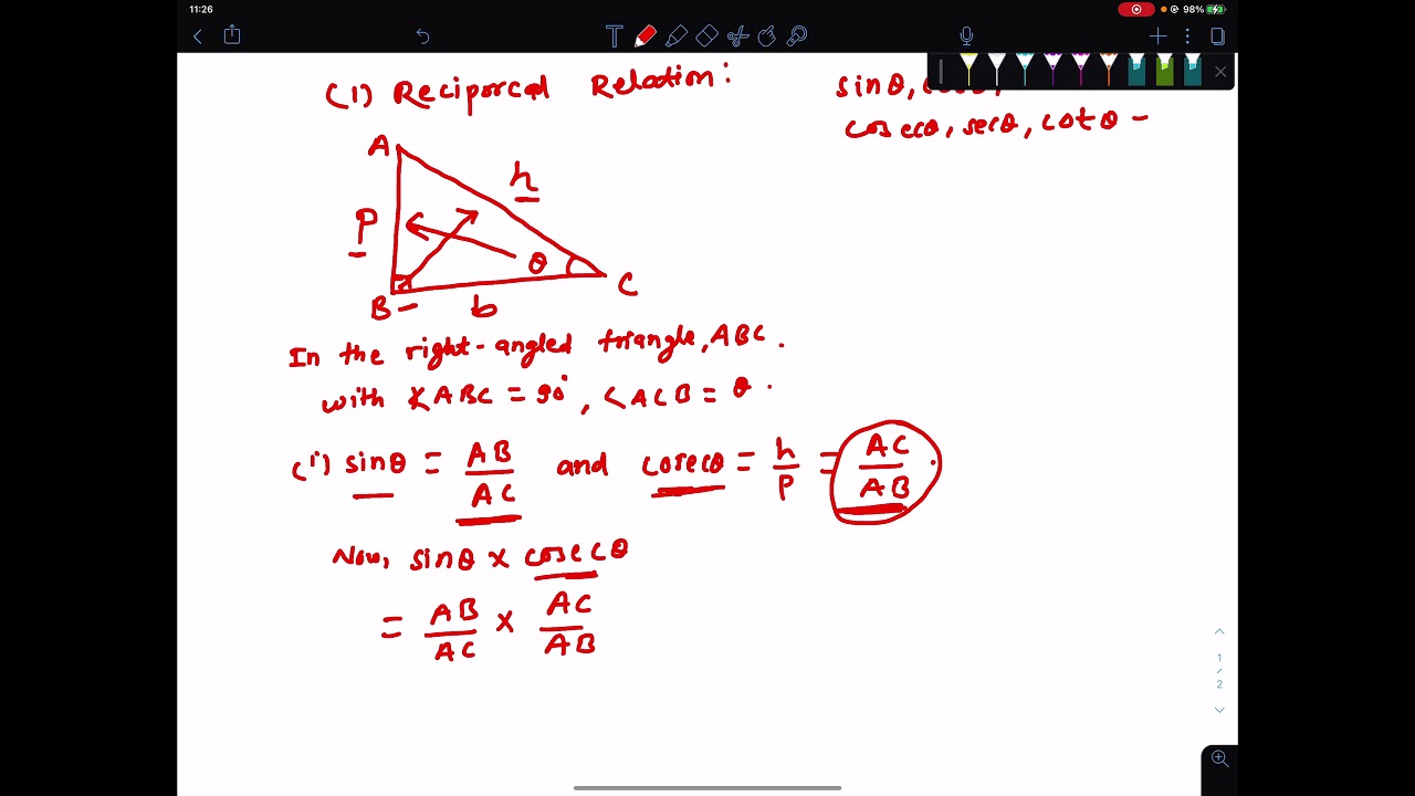 Trigonometric Ratios | Trigonometry | Grade 8 Opt. math | Class 8 Opt ...