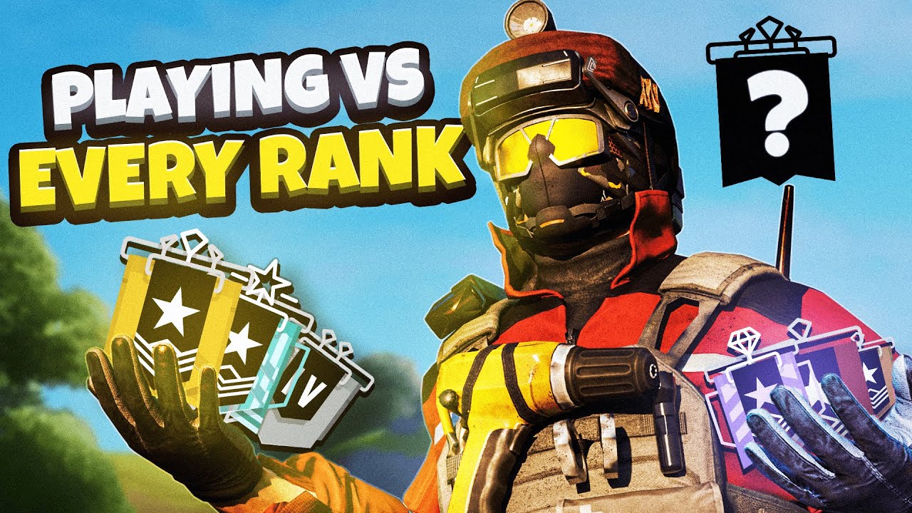 1V1 EVERY RANK IN RAINBOW SIX SIEGE - YouTube