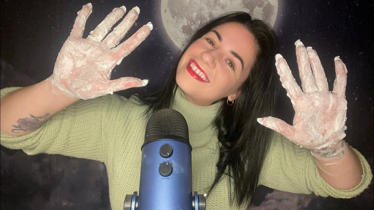 ASMR | Shaving Cream On Mic Triggers! 🤤 (Brushing, Whispering, Hand ...