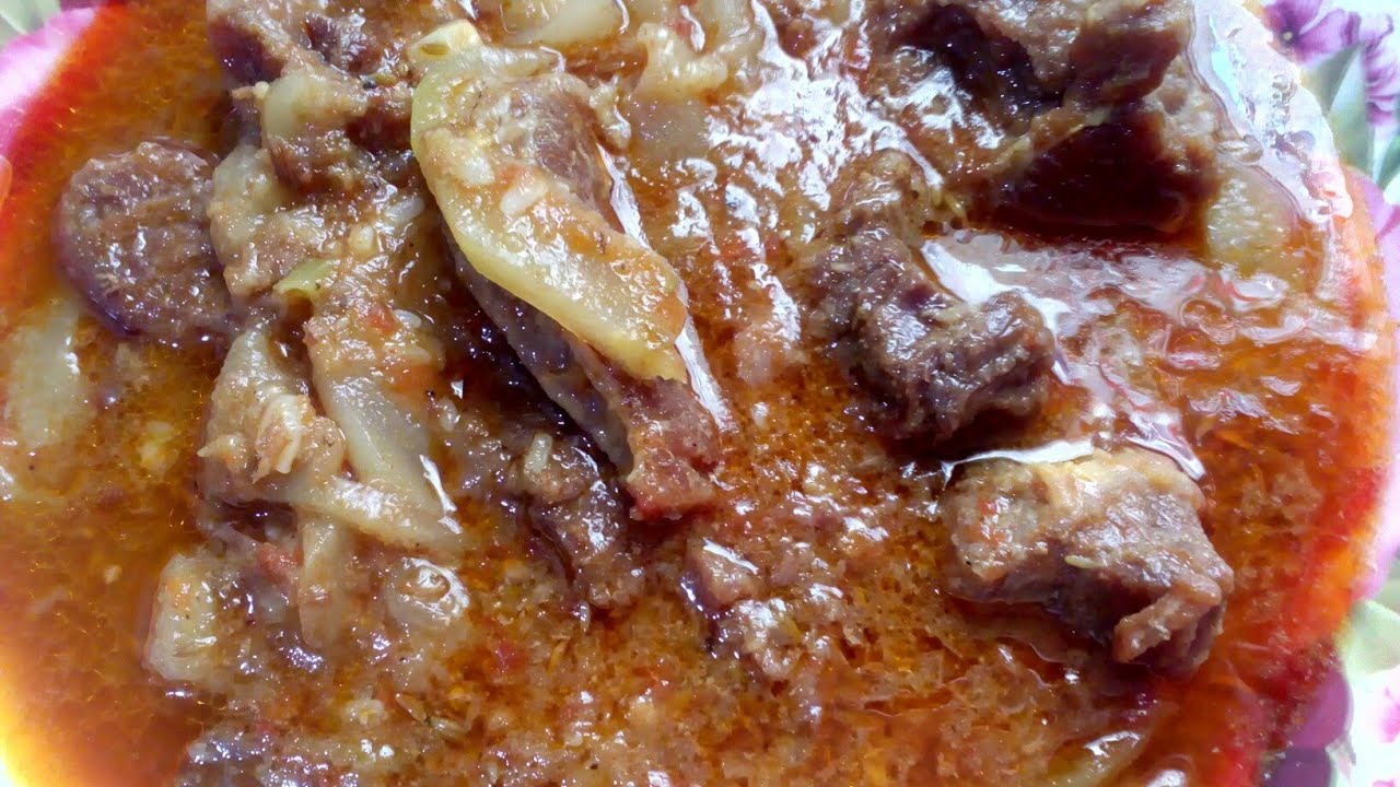 kadu gosht recipe by village muzammilfood/beef kadu gosht /Desi recipe ...