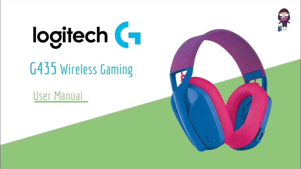 logitech G435 Gaming Headset User Guide - YouTube