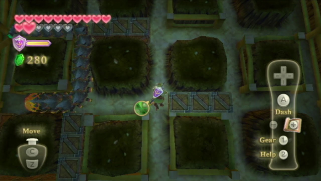 The Legend of Zelda: Skyward Sword Boss # 50: Moldorm Pair - YouTube