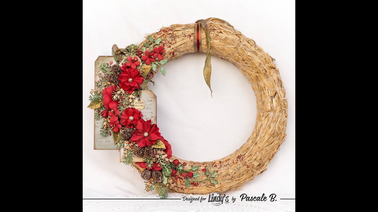 Xmas Wreath with Pascale B. - YouTube