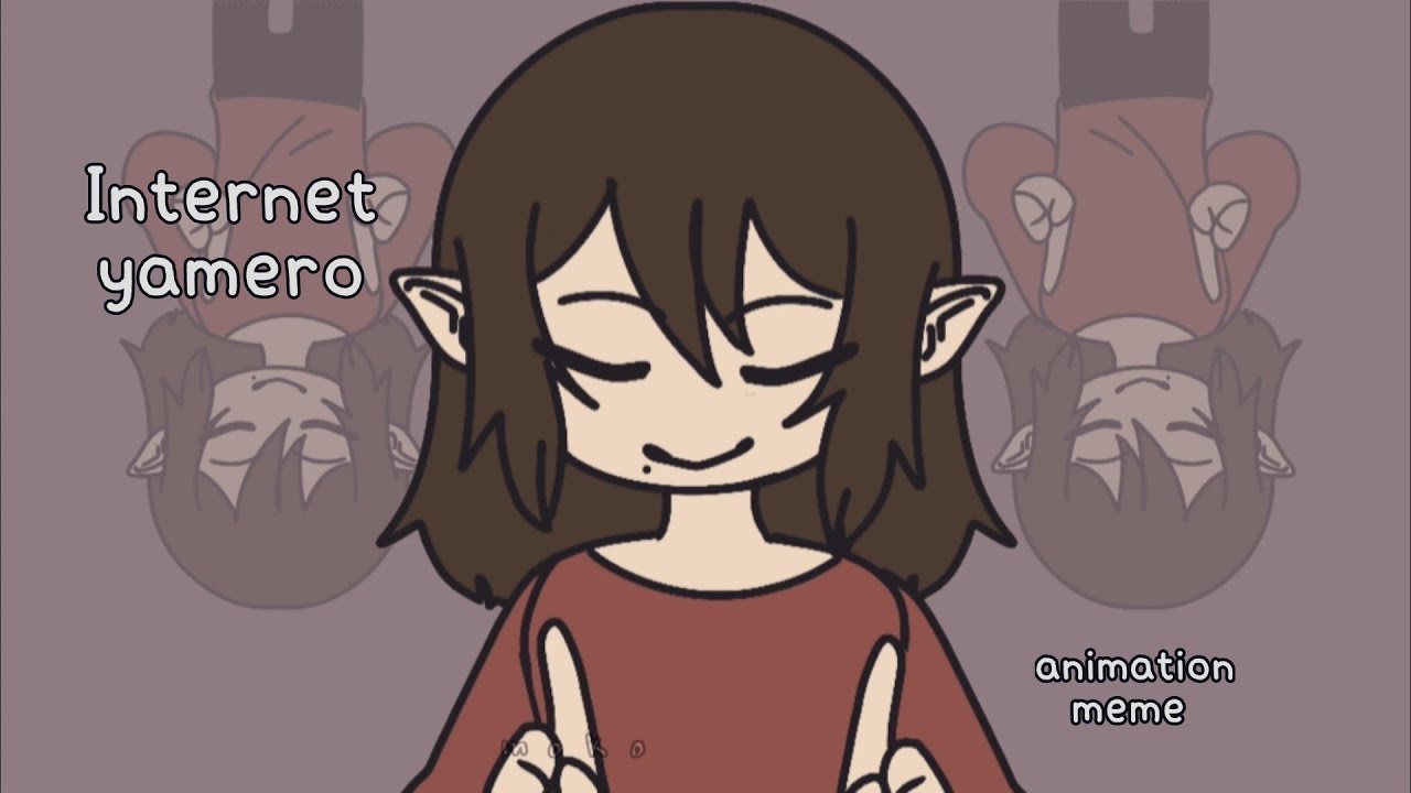 Internet yamero animation meme •FlipaClip• - YouTube