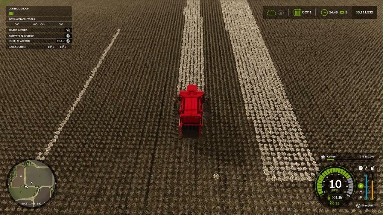 Farming Simulator 25 ( Cotton Harvest) - YouTube
