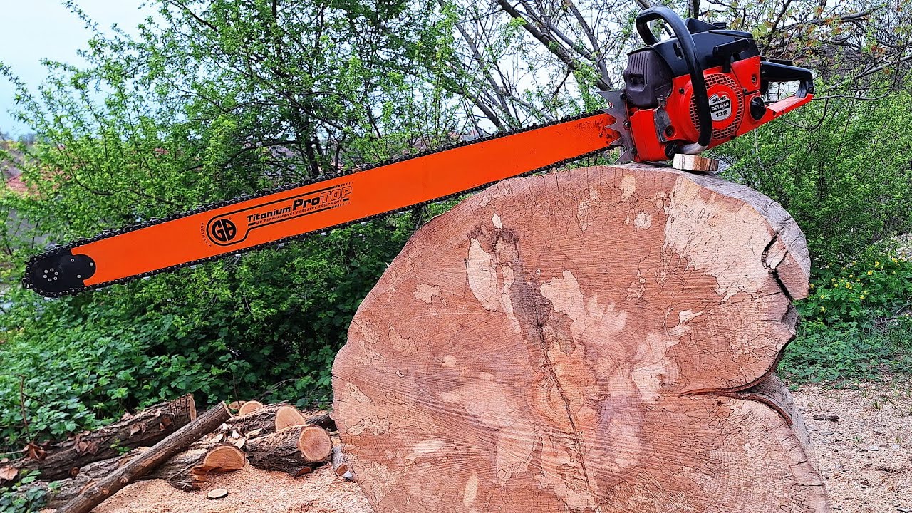 Stock Dolmar 133 (85cc, 6HP) with 105cm bar ! - YouTube