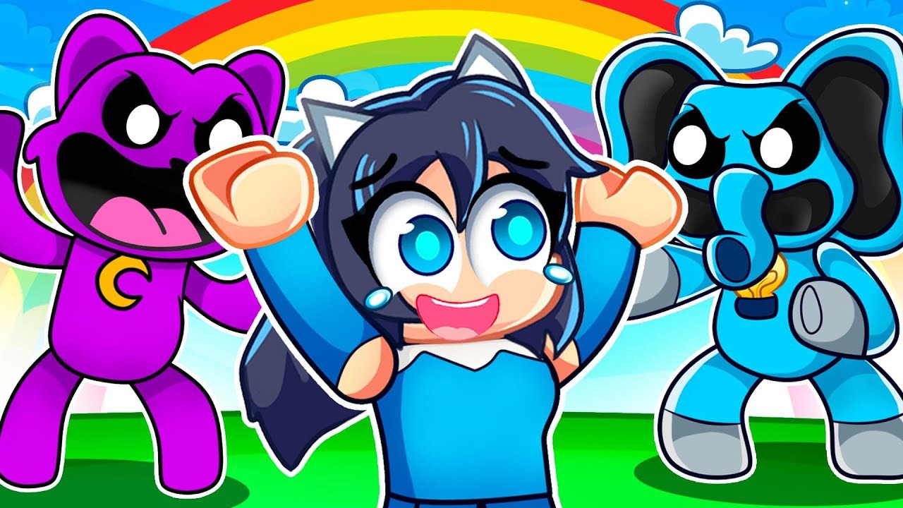 Becoming SMILING CRITTERS in Roblox! - YouTube