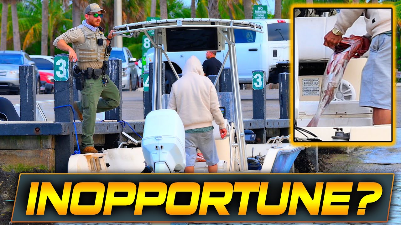 Surprise Check Catches Fisherman Off Guard at Miami Boat Ramp | Boat ...