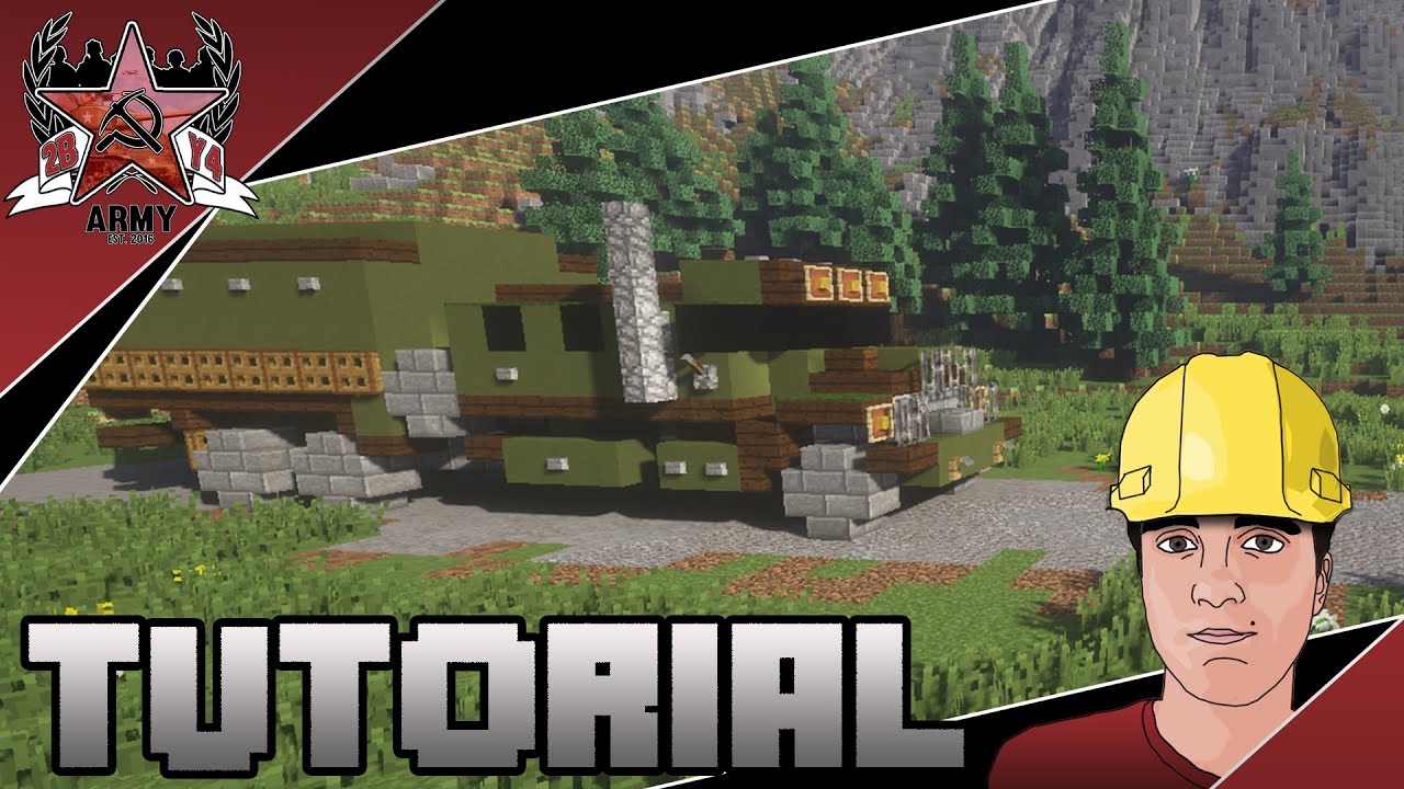 Minecraft: Modern Warfare MSVS MilCOTS Medium Truck Tutorial - YouTube