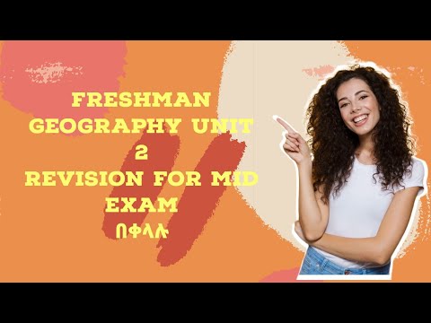 Freshman geography unit 2 - YouTube