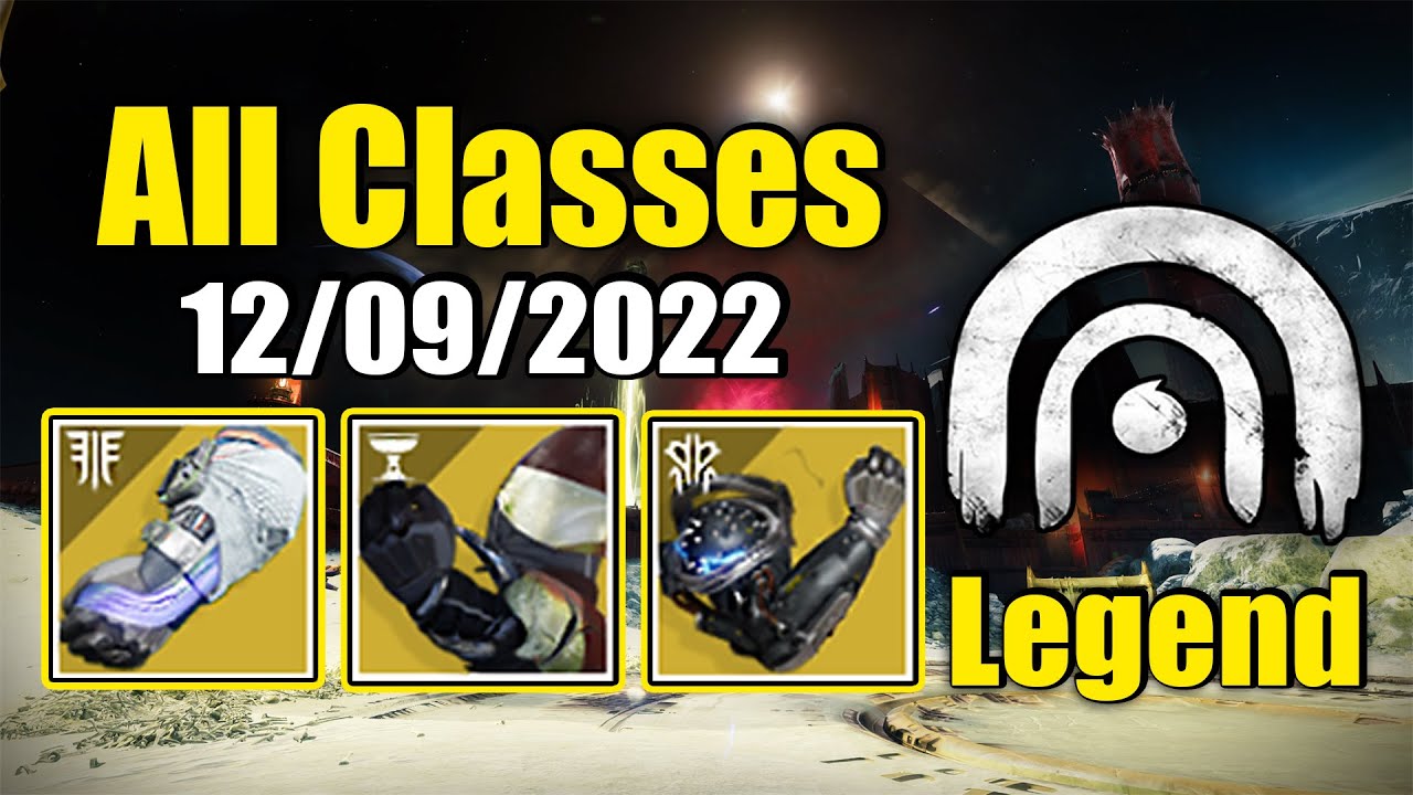 LEGEND LOST SECTOR TODAY "ALL CLASSES" 12/09/2022 - YouTube