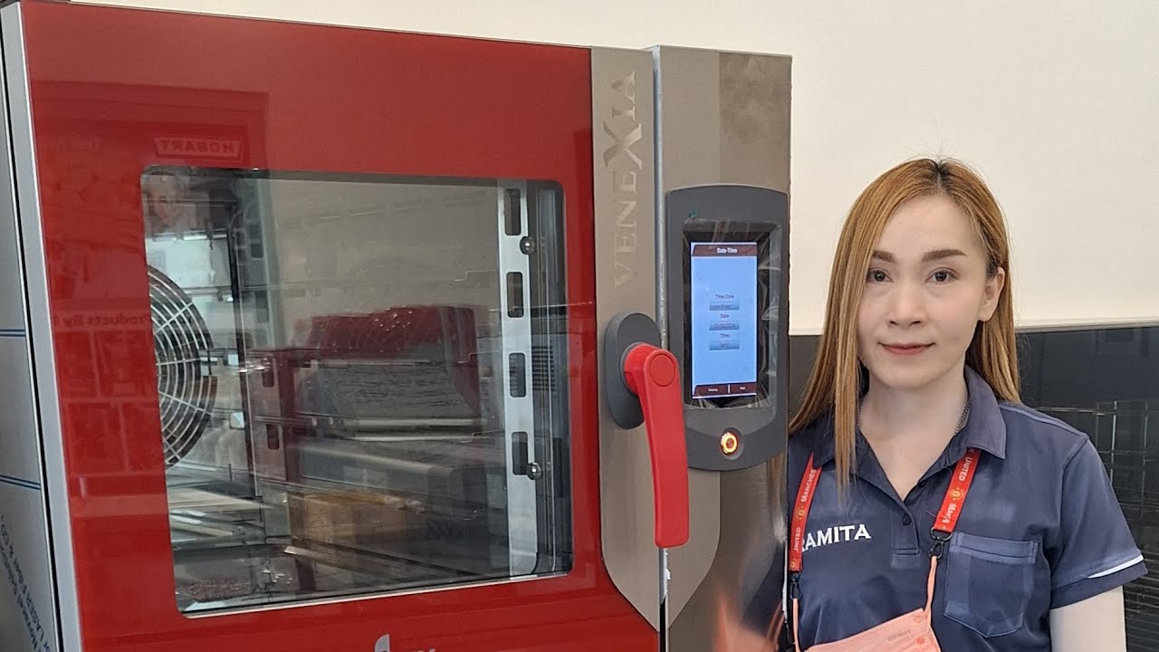 Combi Oven 4 trays : San Giorgio - YouTube
