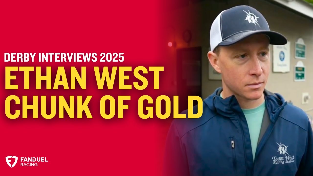 CHUNK OF GOLD trainer Ethan West talks Kentucky Derby - YouTube