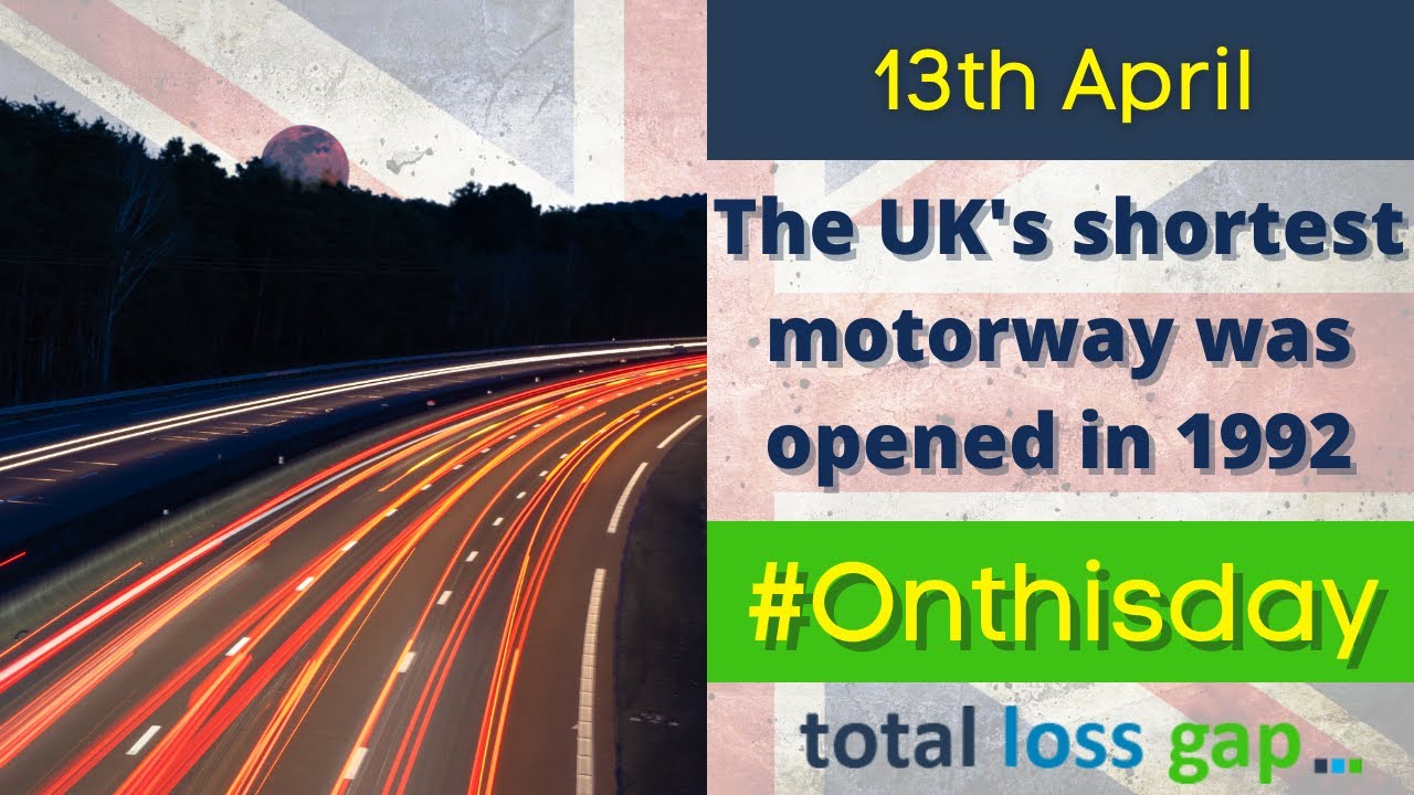 On this day 12th April 1992 - Britain's shortest Motorway was opened in ...
