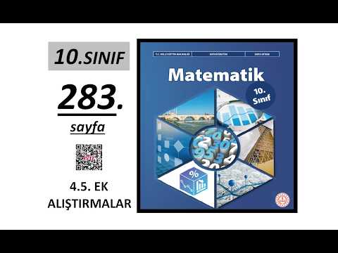 10. SINIF MATEMATİK  |  263. SAYFA  | 4.5. EK ALIŞTIRMALAR  |  MEB YENİ MÜFREDAT
