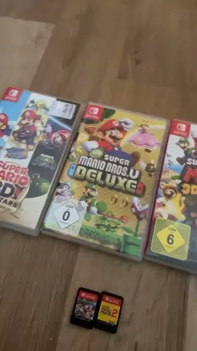 my entire mario game collection so far - YouTube