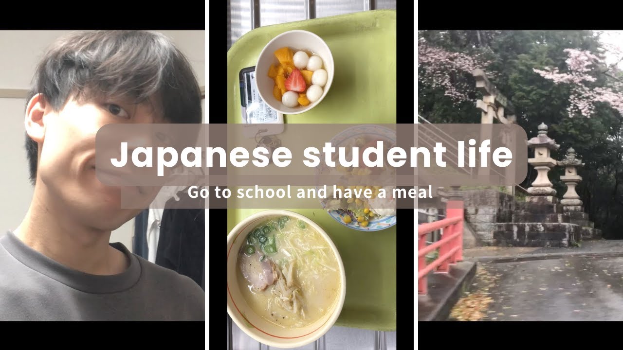 Japanese University Student Go school To Have A Meal - YouTube