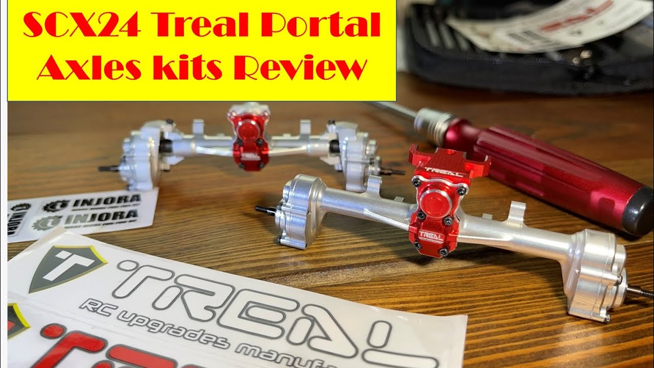 Axial Scx24 Treal Portal Axles, Rear links mount, Injora Worn Gear ...