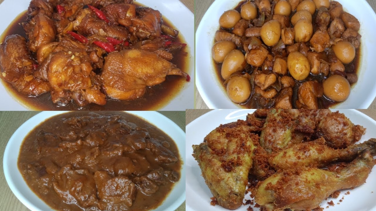 4 RESEP LAUK SIMPLE DAN ENAK UNTUK SEHARI - HARI || MASAKAN SEDERHANA ...