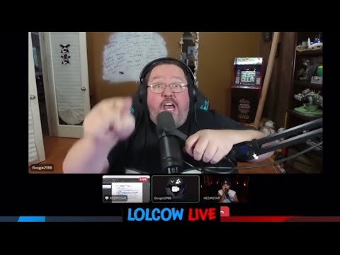 LolCowLive Boogie2988 Screams At A Woman Till She Cries - YouTube