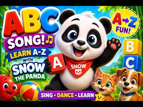 ABC Song for Kids | Learn A-Z with Snow the Panda! | Alphabet Song for Toddlers