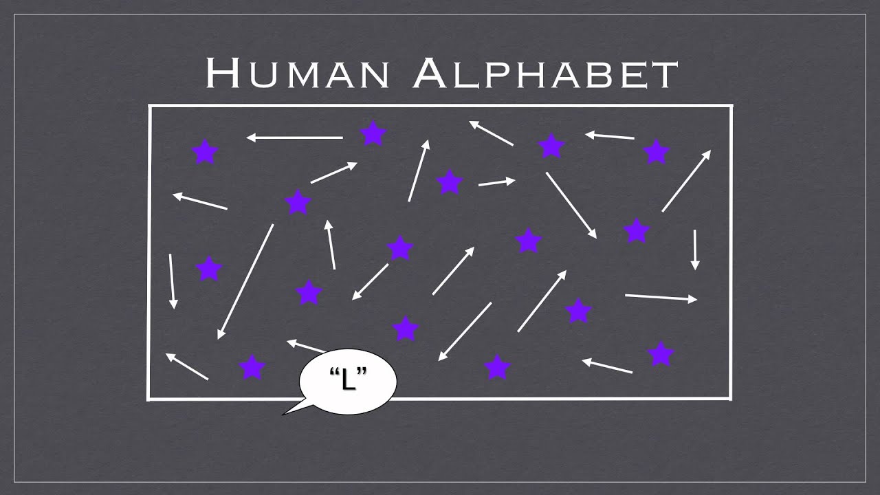 Physed Games - Human Alphabet - YouTube