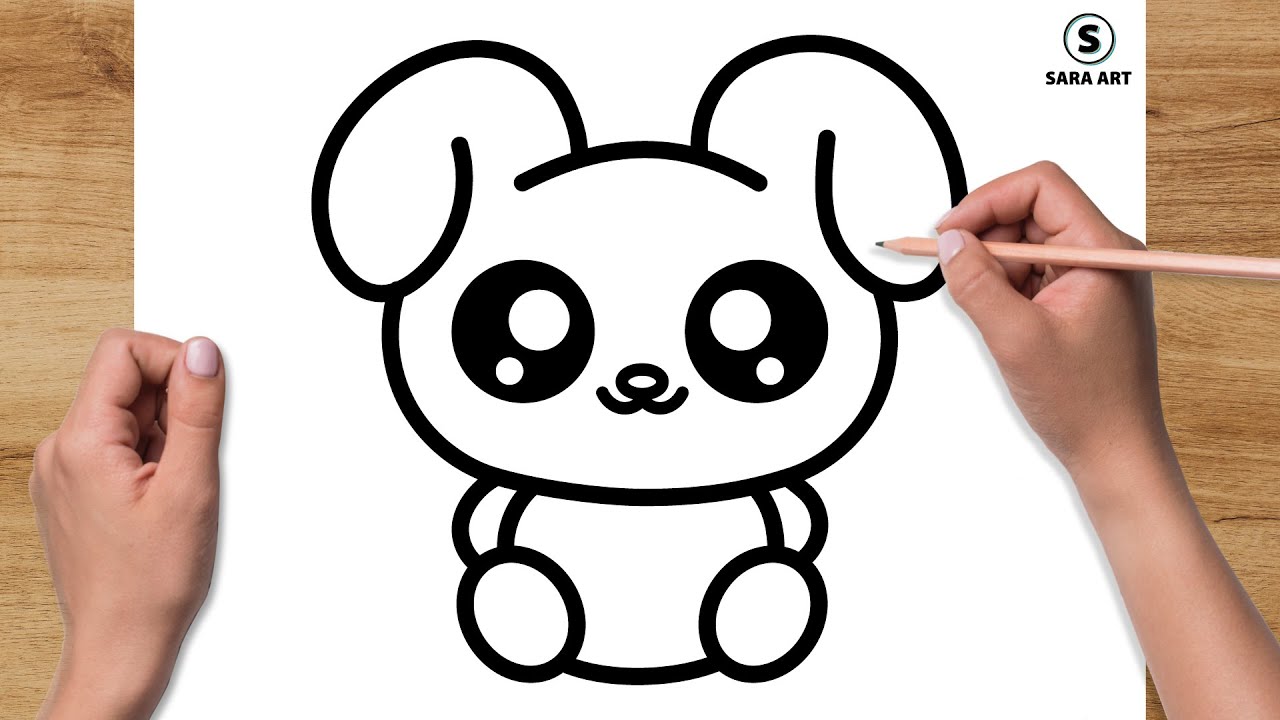 HOW TO DRAW CUTE BEAR - YouTube