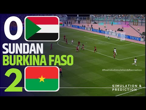 SOUDAN 0-2 BURKINA FASO RÉSUMÉ 🇸🇩🇧🇫 | Coupe d'Afrique des Nations  2025 | Simulation de jeu vidéo