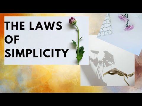 The laws of Simplicity - YouTube