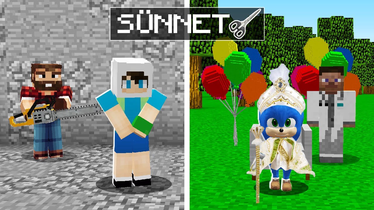 ENES ARSLAN VE BEBEK SONİC SÜNNET OLDU! ⚠️ Minecraft - YouTube