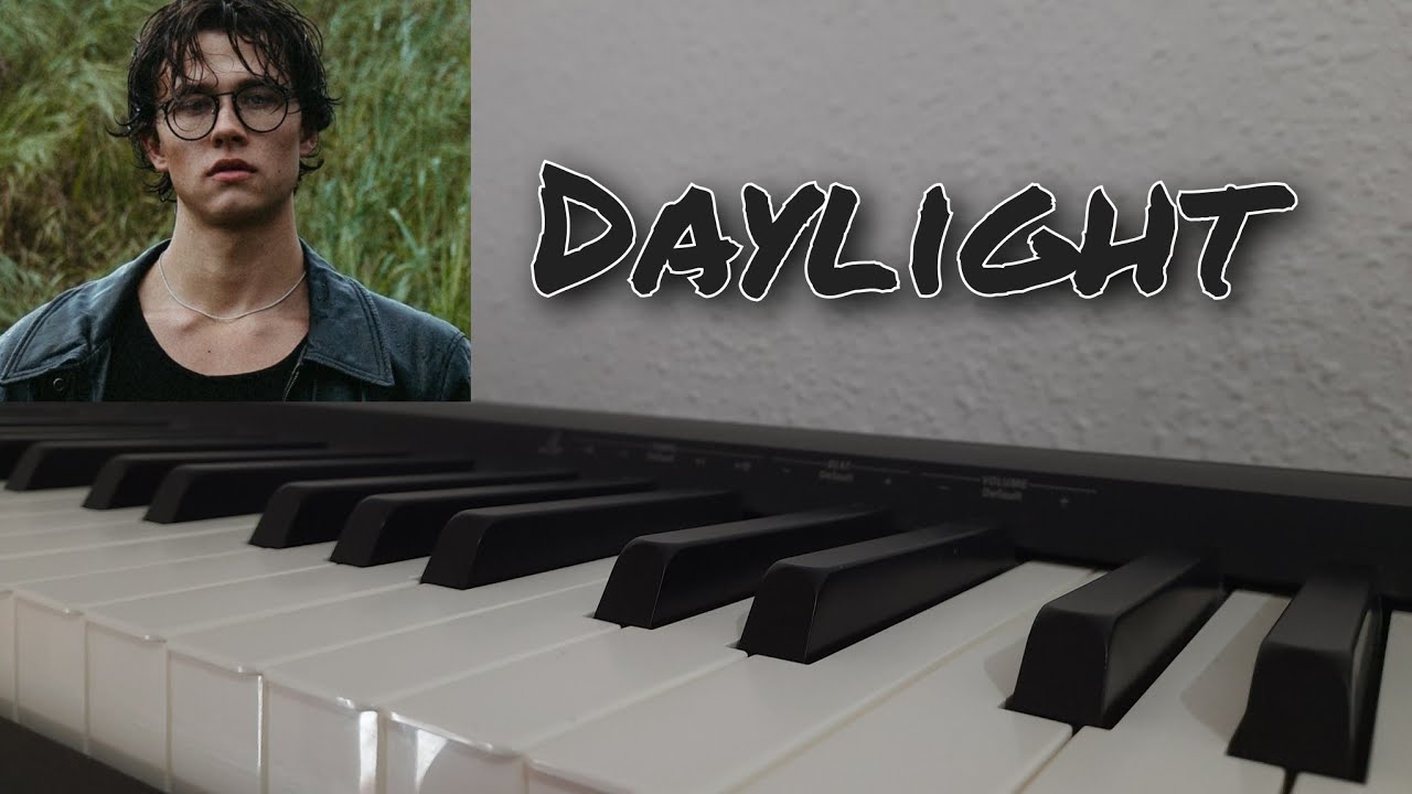 David Kushner - Daylight (piano cover) - YouTube