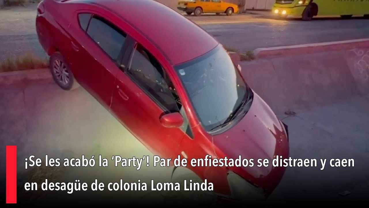 ¡Se les acabó la ‘Party’! Par de enfiestados se distraen y caen en ...