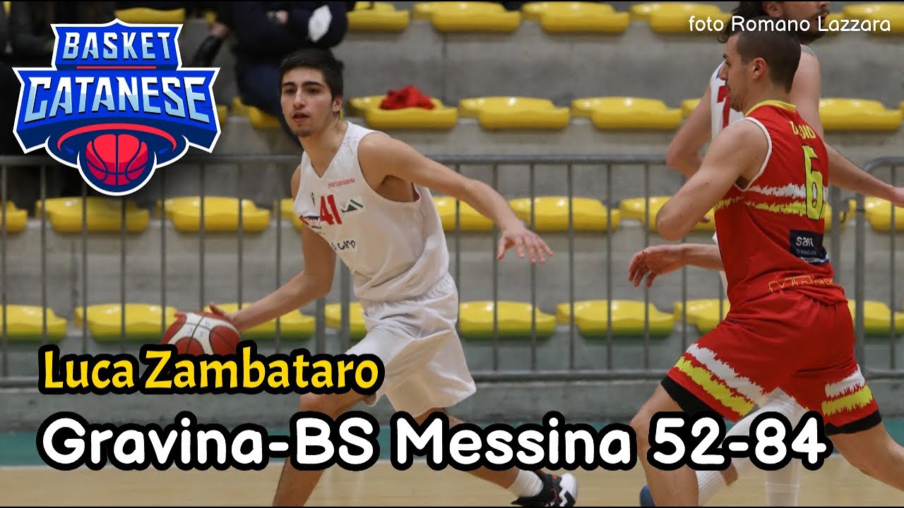 Luca Zambataro | Gravina-BS Messina 52-84 | 4 febbraio 2023 - YouTube