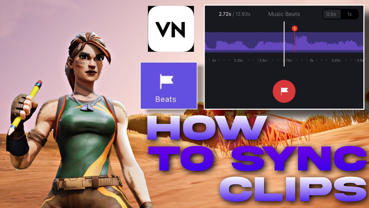 How To *SYNC* Your Fortnite Montages! (using VN) - YouTube