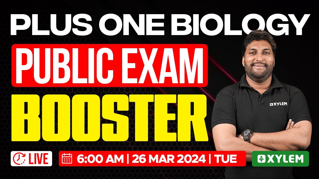 Plus One Biology Public Exam Booster Xylem Plus One Youtube 8349