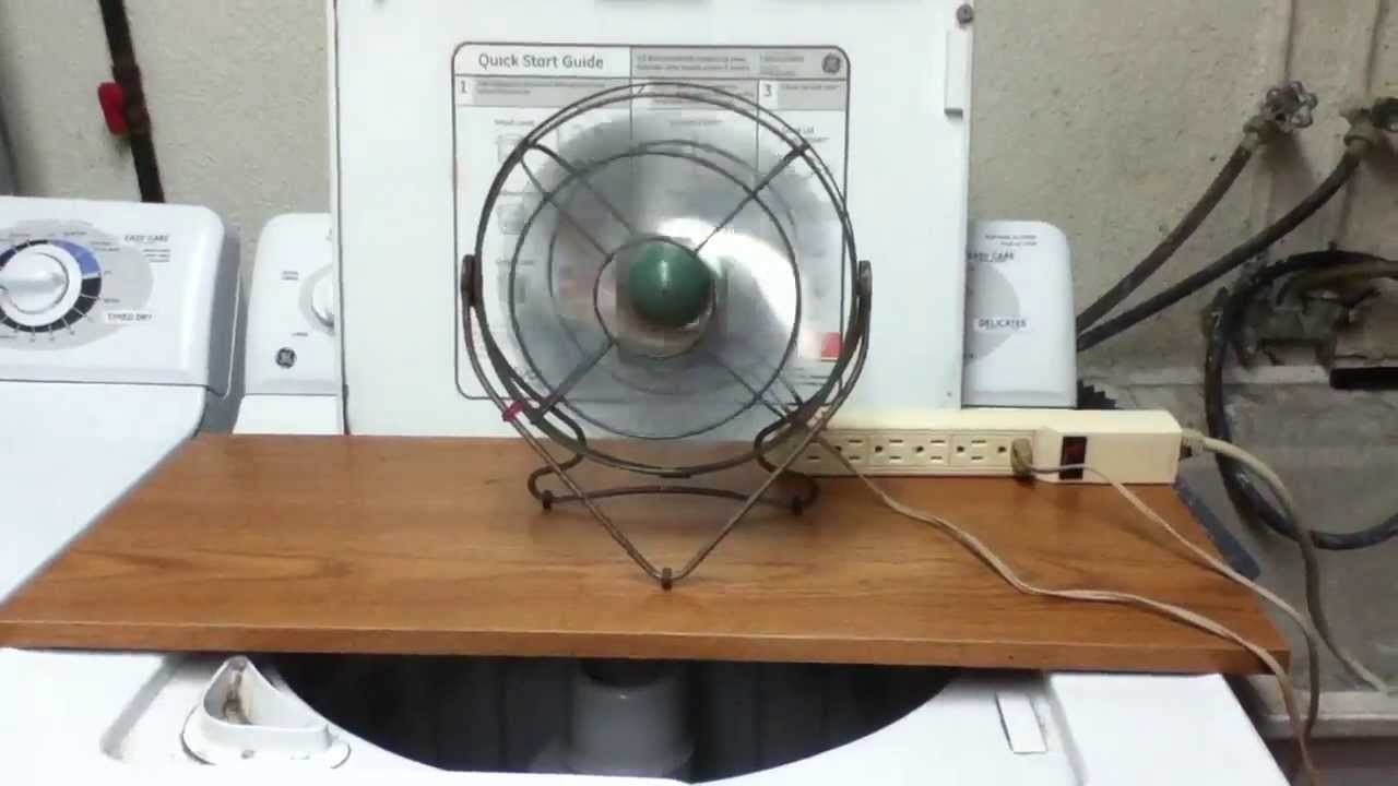 1960's A.C. Gilbert 9" Desk Fan - YouTube