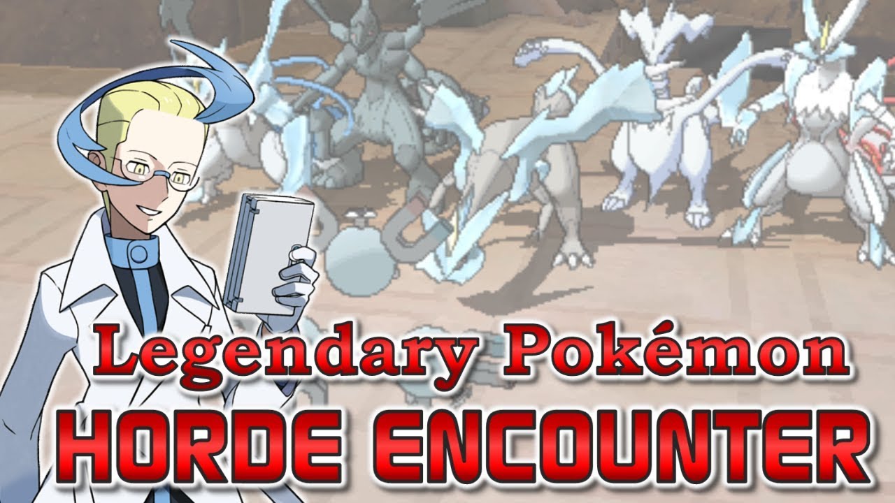 Legendary Pokémon Horde Encounter! Unova Trio - YouTube