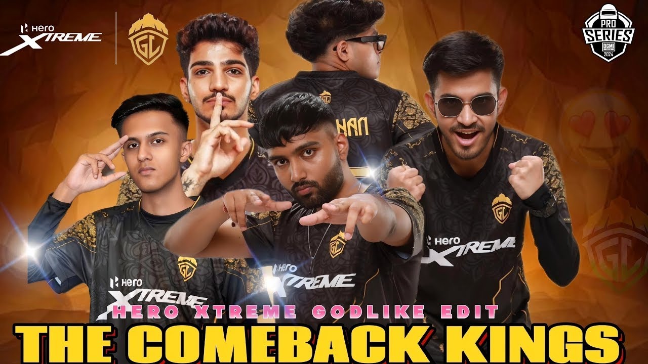 THE COMEBACK KINGS 💛 || HERO XTREME GODLIKE EDIT !!🔥 || GODL COMEBACK EDIT @GodLikeEsportss ...