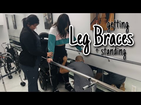 Getting My Leg Braces and Standing Up From My Wheelchair | Vlog - YouTube