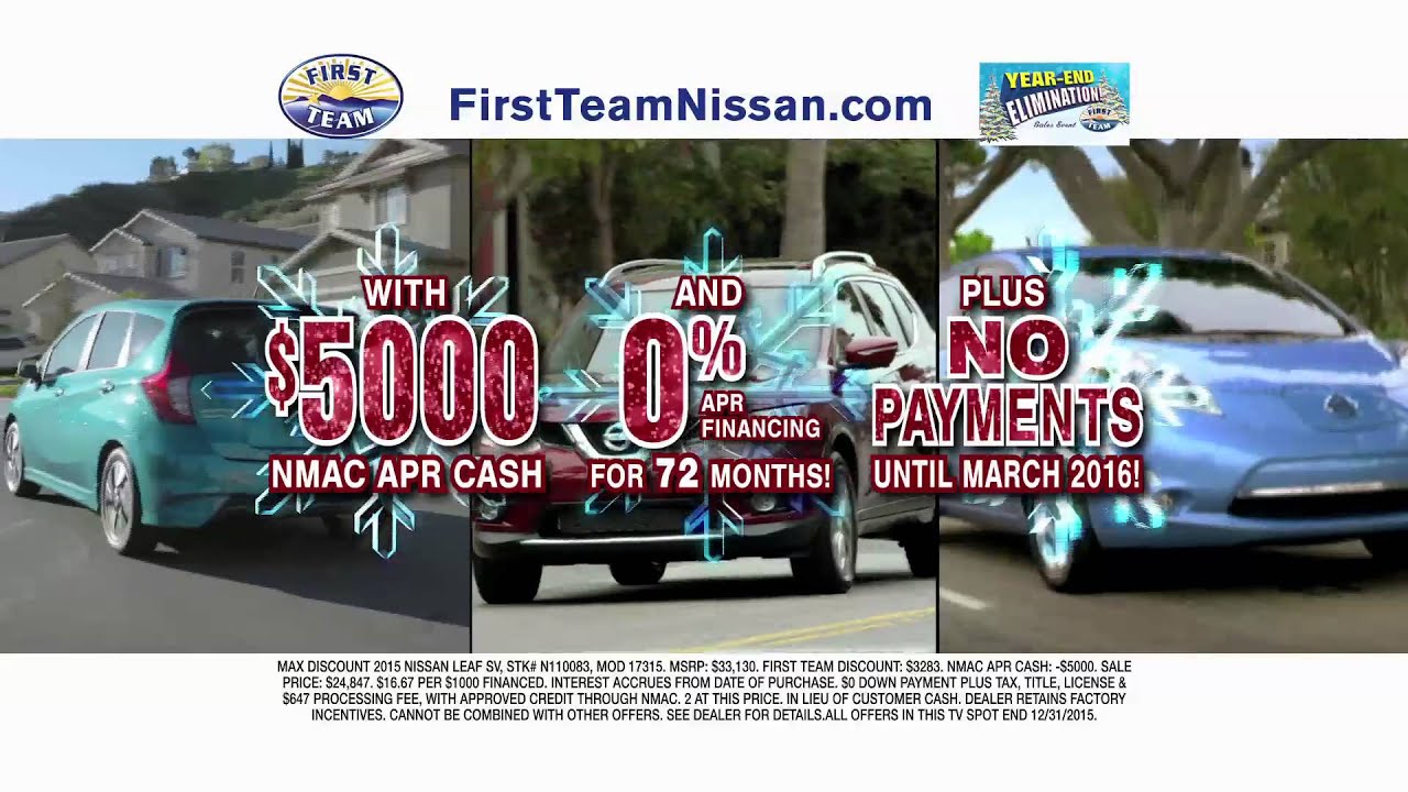 First Team Nissan Year End Elimination this December 2015! - YouTube