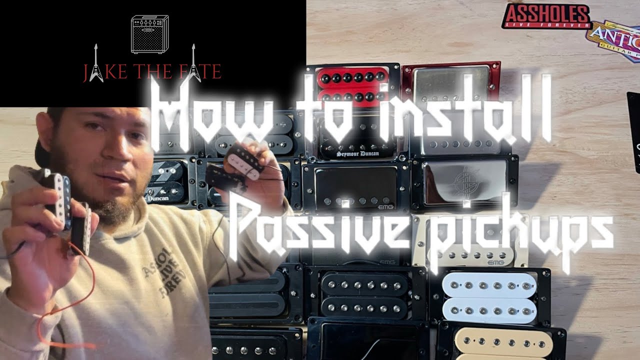 How to install passive pickups - YouTube