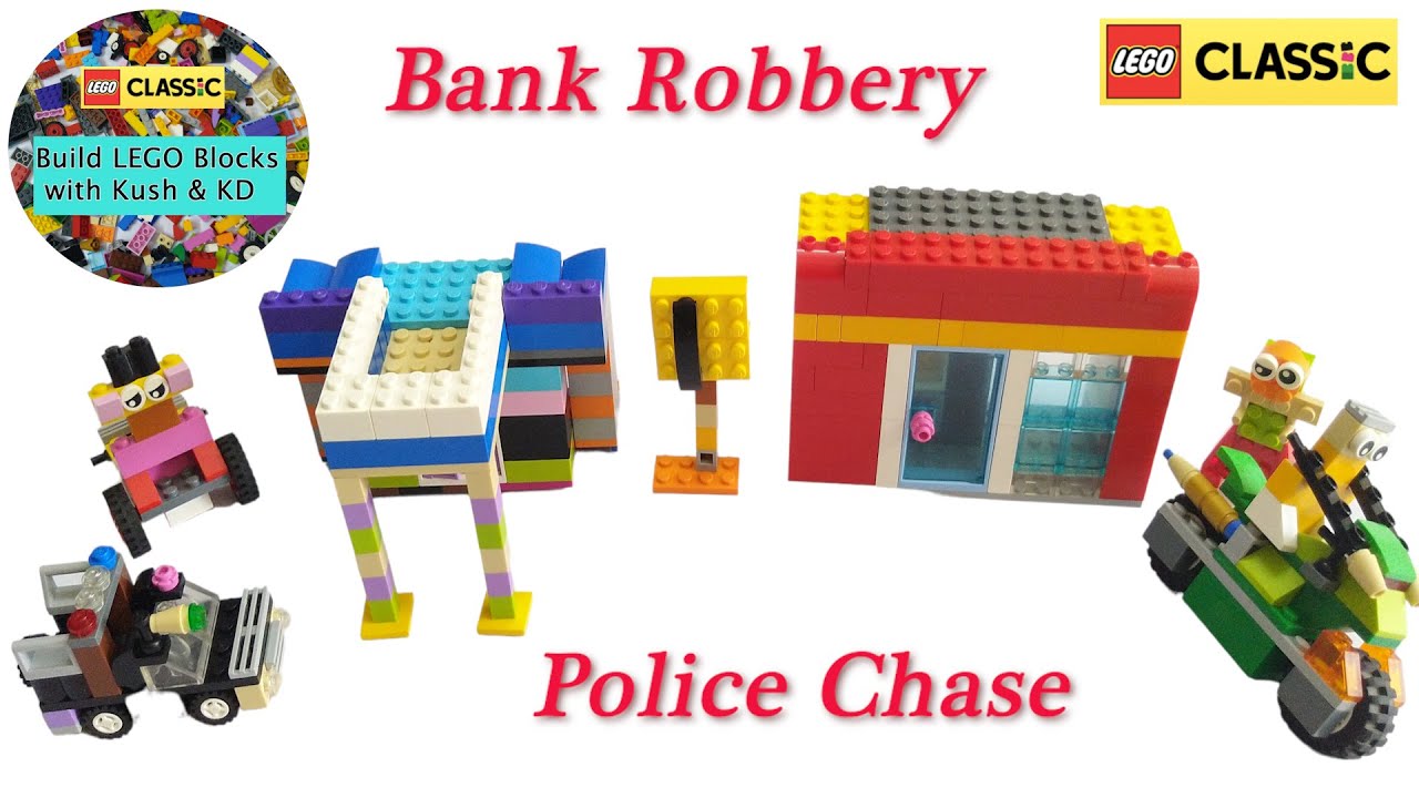 LEGO Bank Robbery Model with LEGO Classic 10715 || MOC|| Building ...