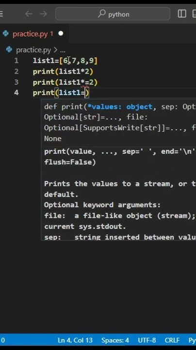List1 Variable Multiply By 2 🤔 Python Pythonprogramming Pythoncode Learnpython Shorts Youtube