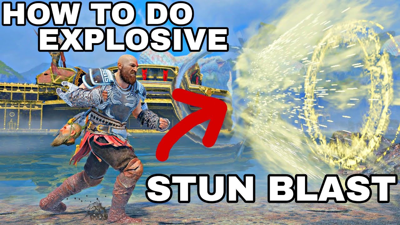 God of War - Super God Fist with Explosive Stun Blast! - YouTube