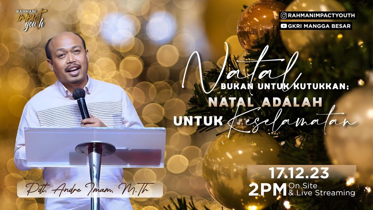 Ibadah Impact Youth GKRI Mangga Besar | Minggu, 17 Desember 2023 | Pk ...