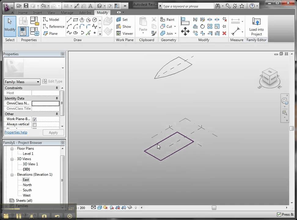 Revit Free Form Modeling: Working with Sub Objects - YouTube