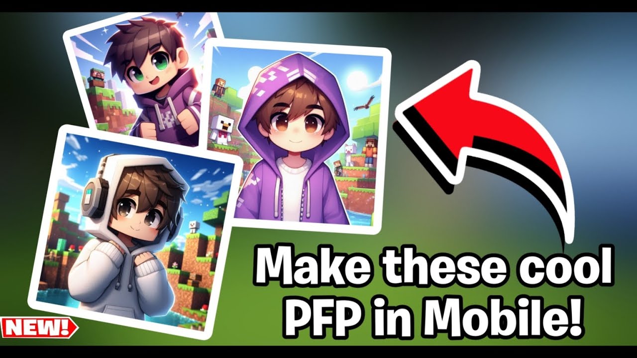 Make these Trending Minecraft PFP in Mobile || How to make Animated ...